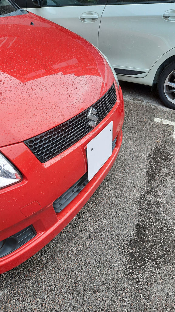 Suzuki Swift Registration Plate Wedge by Cargy | Download free STL ...