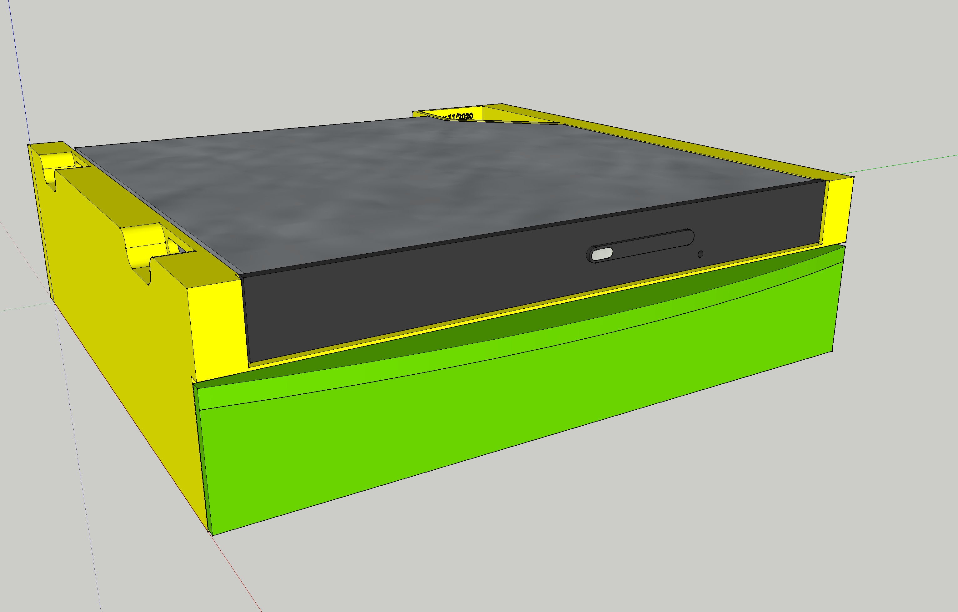 Slimline Disc and Drawer unit for PC by Cargy | Download free STL model ...
