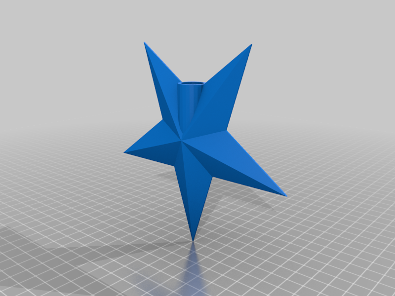 Mini Star Christmas Tree Topper by Cargy | Download free STL model ...