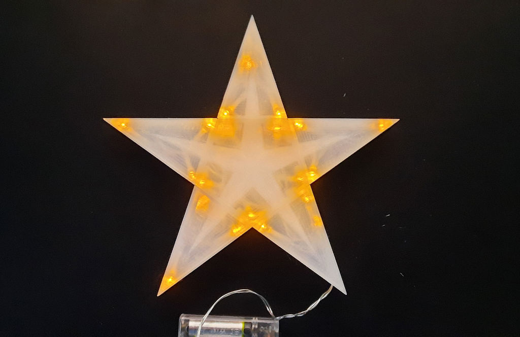 Segmented 5-Point Christmas Star by Cargy | Download free STL model ...