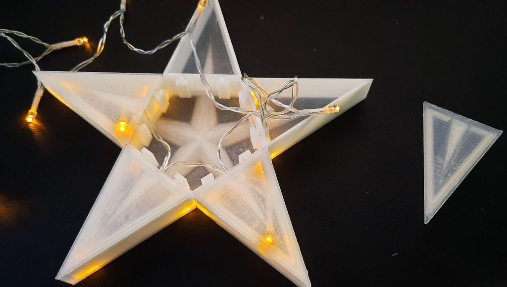 Segmented 5-Point Christmas Star by Cargy | Download free STL model ...