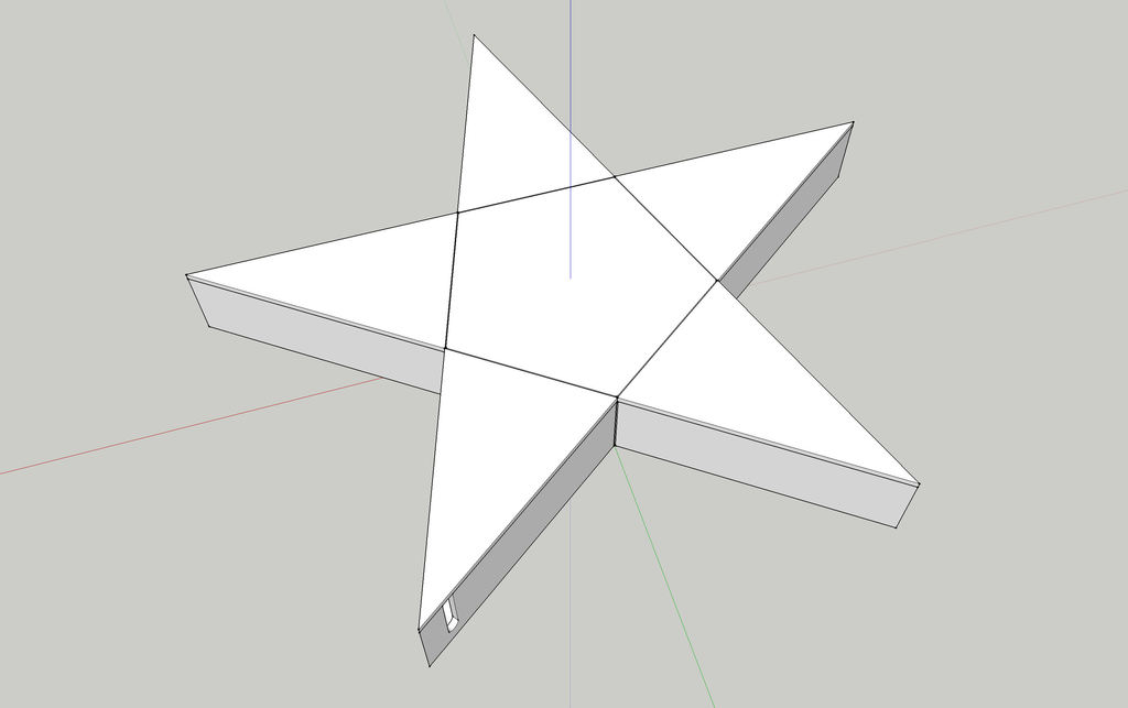 Segmented 5-Point Christmas Star by Cargy | Download free STL model ...