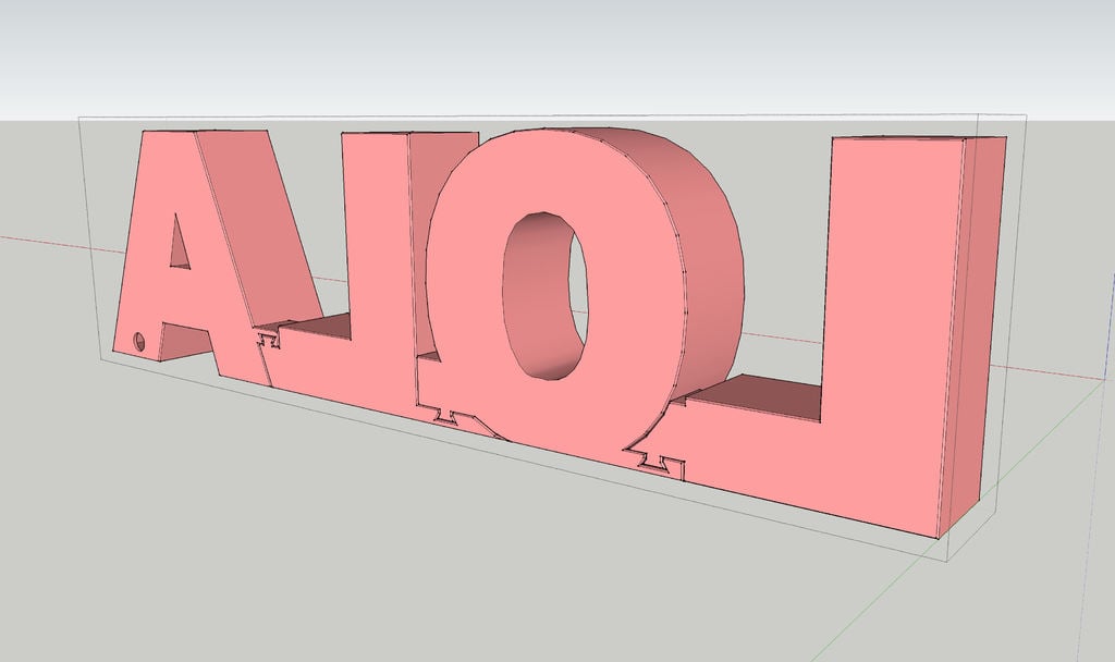 Lola Sign Light by Cargy | Download free STL model | Printables.com