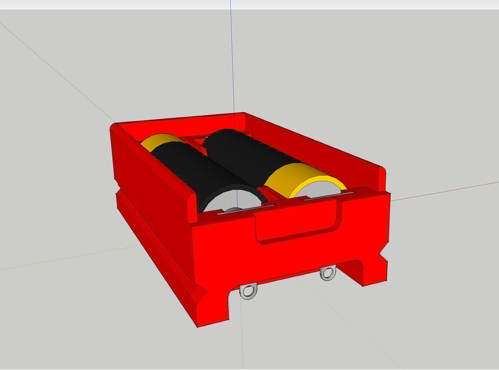 Two AA Battery Pack With Single-Direction Cover by Cargy | Download ...
