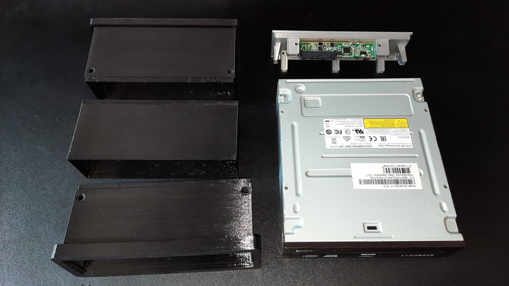 Case for 5.25" Optical Drive (using Hitachi Simpledrive board) by Cargy ...
