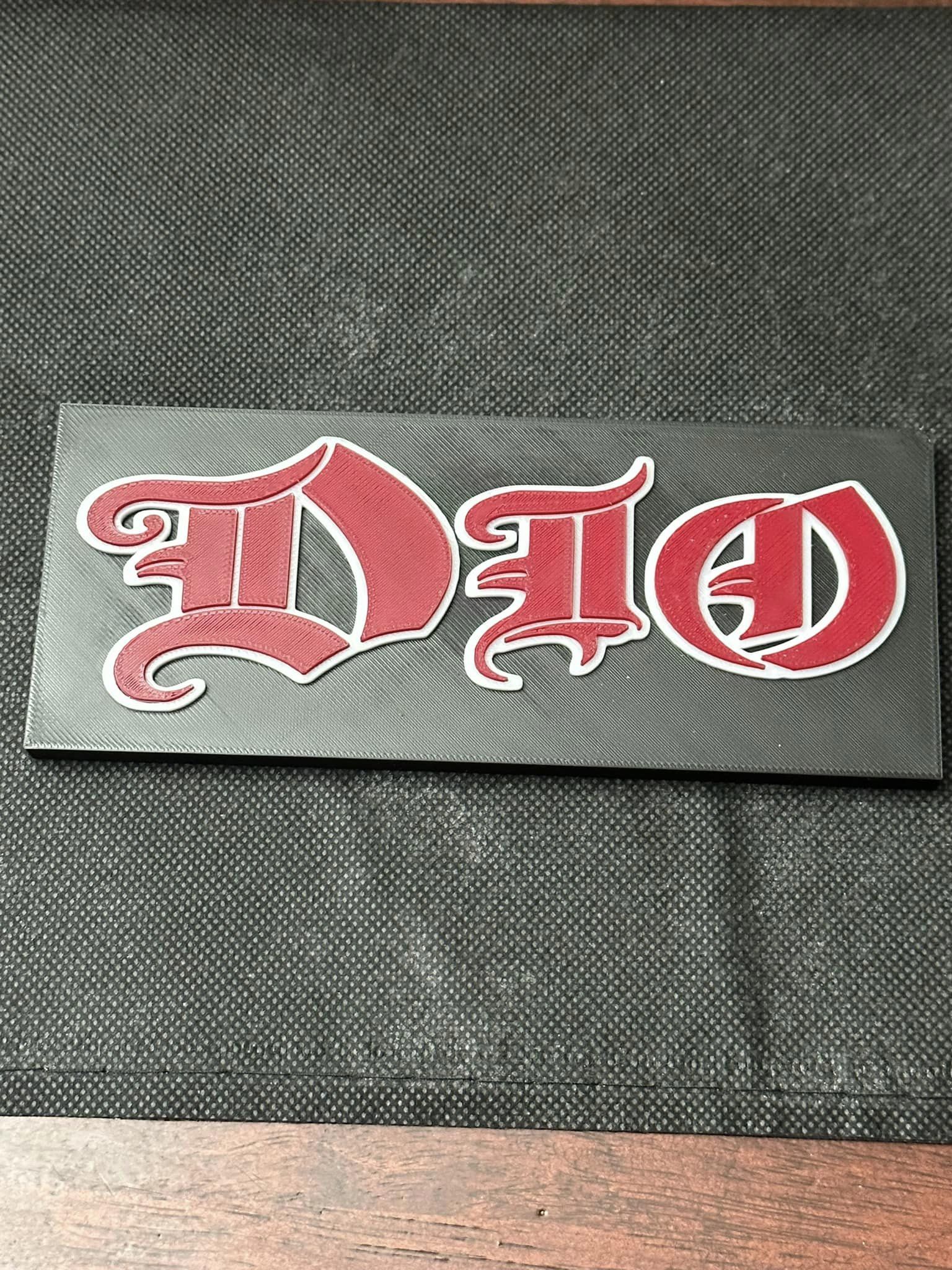 Dio 80's Band Sign by rsnider2 | Download free STL model | Printables.com