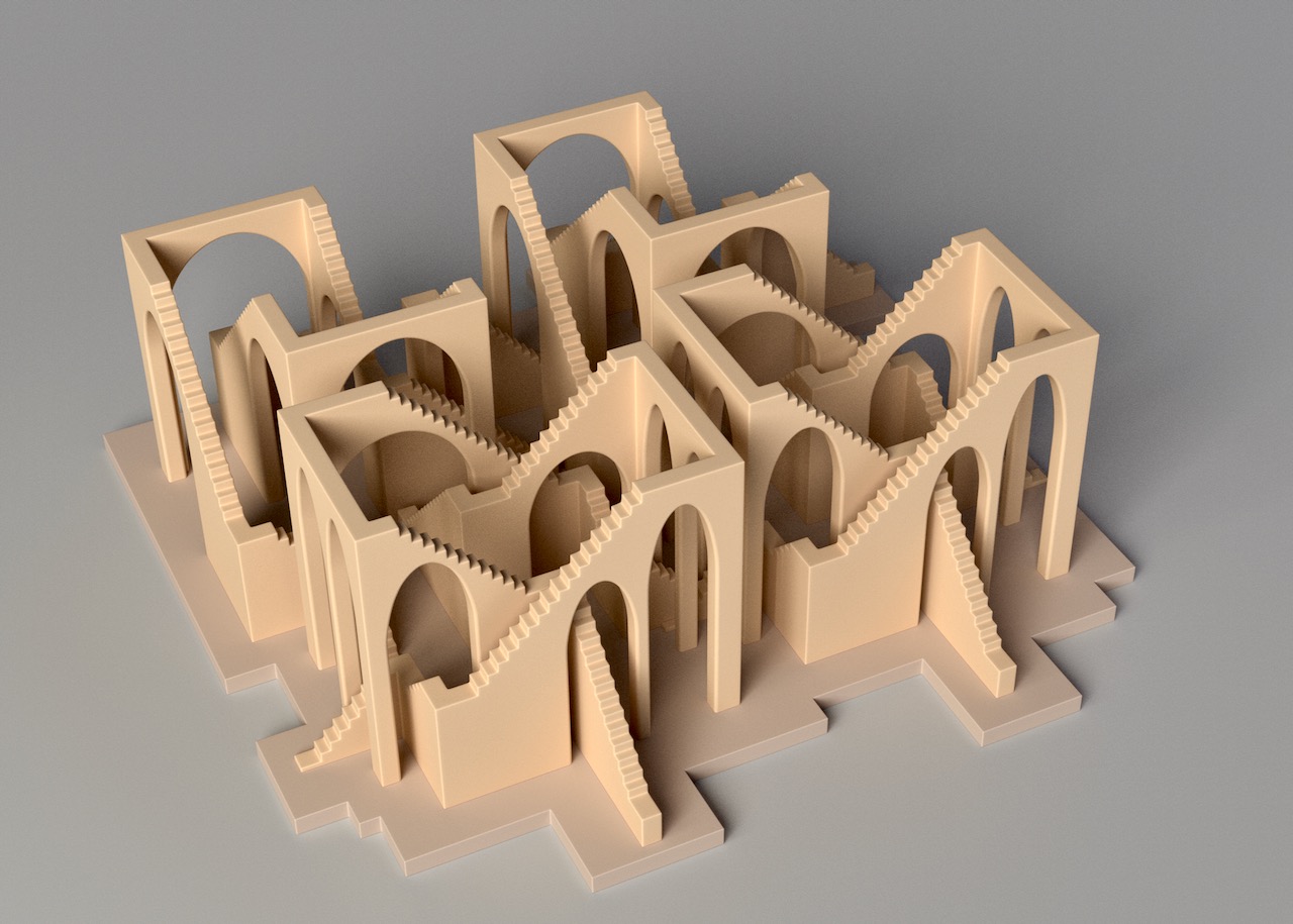 Stairway Archway Maze por SteedMaker | Descargar modelo STL gratuito ...