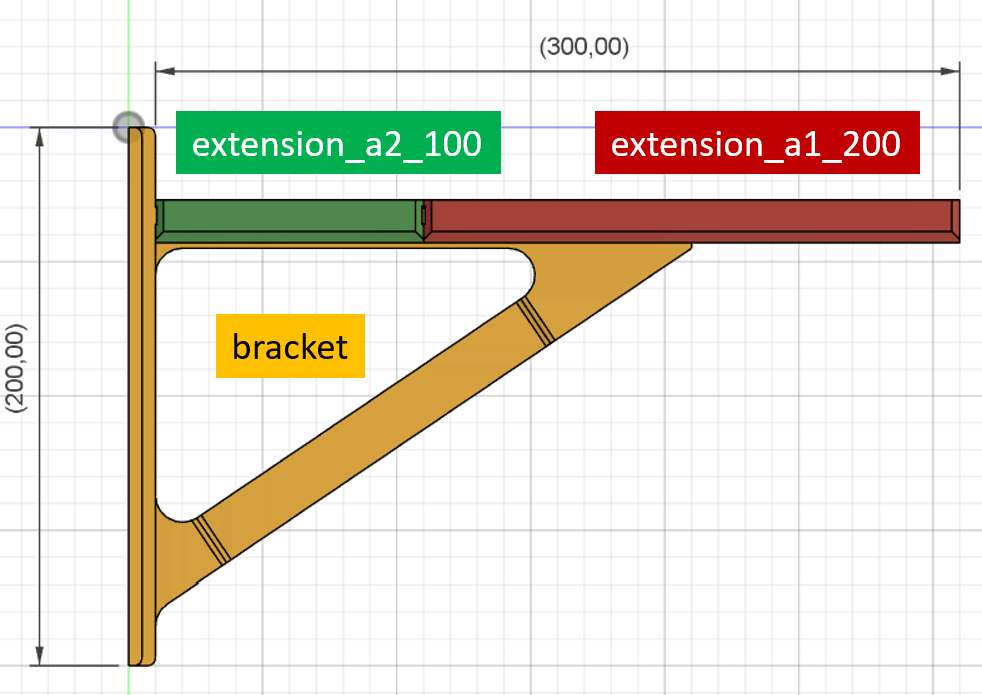 Expandable shelf bracket by vmLOGIC | Download free STL model ...