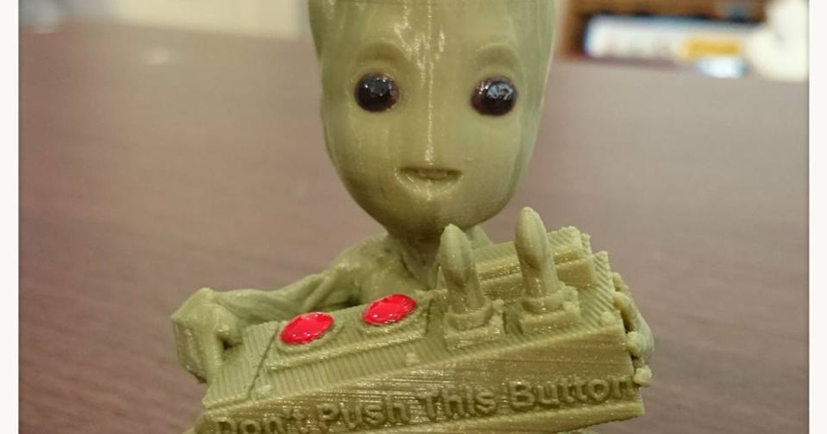 Baby Groot 5-1 (Don't Push This Button) by 3DP_Park | Download free STL ...