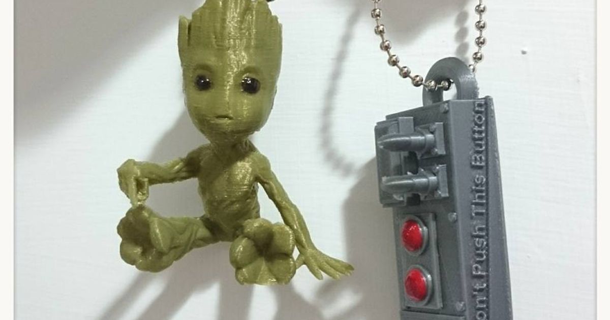 Baby Groot 5-2 (Don't Push This Button) von 3DP_Park | Kostenloses STL ...