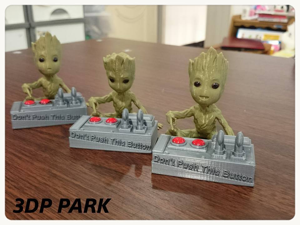 Baby Groot 5-4 (Don't Push This Button) by 3DP_Park | Download free STL ...