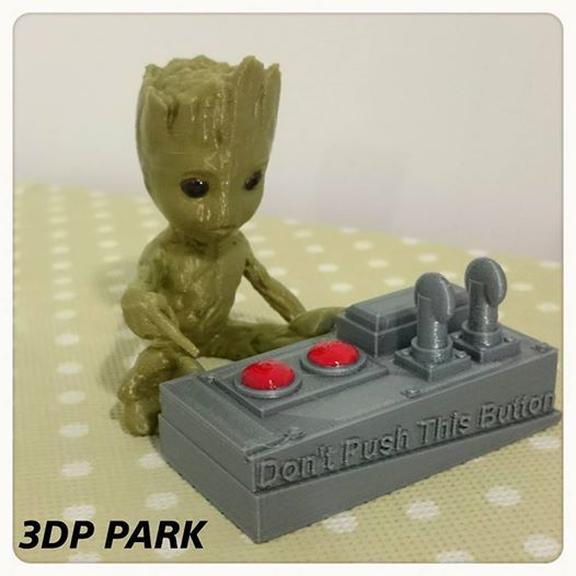 Baby Groot 5-5 (Don't Push This Button) by 3DP_Park | Download free STL ...
