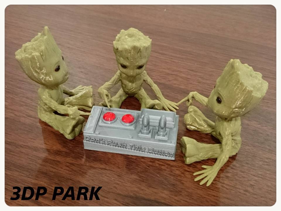Baby Groot 5-5 (Don't Push This Button) by 3DP_Park | Download free STL ...