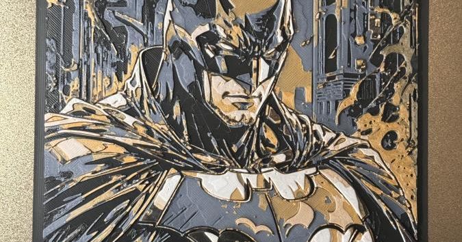 Batman - Hueforge Print by cyanidesugar | Download free STL model ...