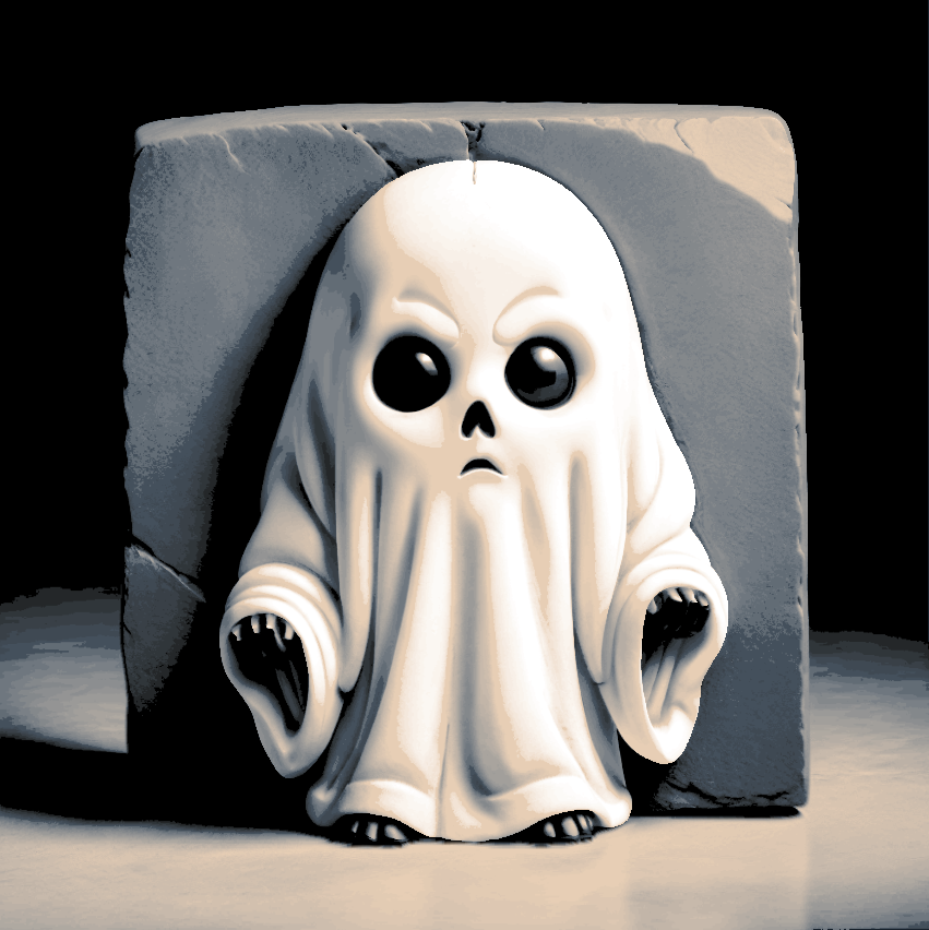 Ghost of The Stone (Filament Painting) - HueForge by Boos | Download ...
