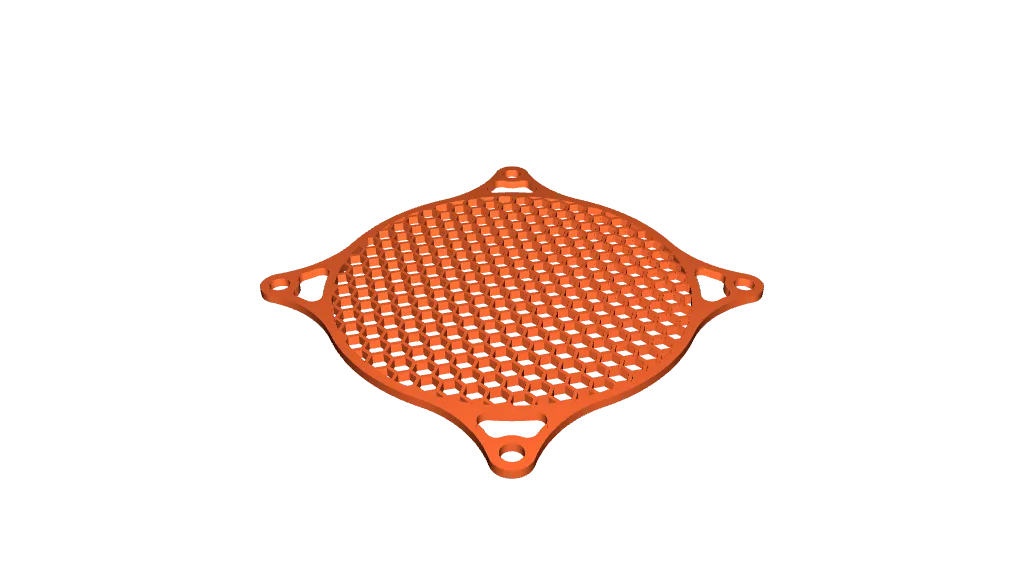 80x80mm Fan Grid by Garage Maker | Download free STL model | Printables.com