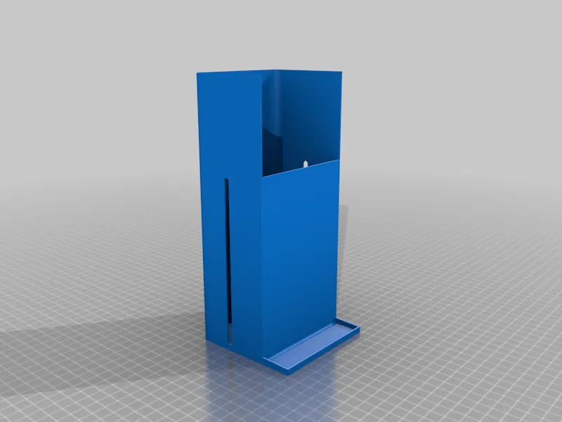 Bambu Lab X1 Carbon P1P Poop Chute Purge Bucket by MK HANNON | Download free STL model ...