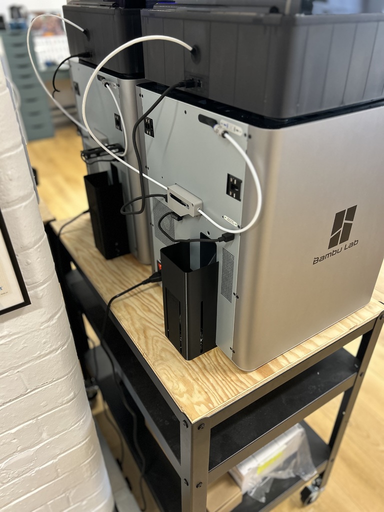 Bambu Lab X1 Carbon P1P Poop Chute Purge Bucket by MK HANNON | Download free STL model ...