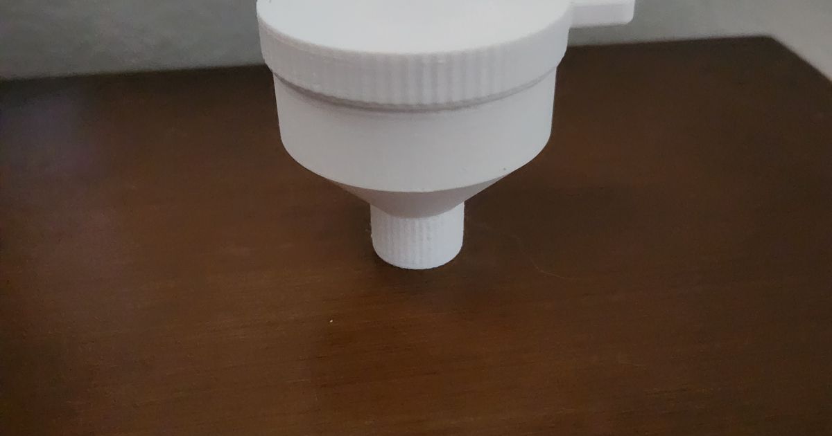 To Go Protein Powder Funnel by Bitsplease | Download free STL model ...