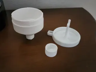 To Go Protein Powder Funnel by Bitsplease | Download free STL model ...