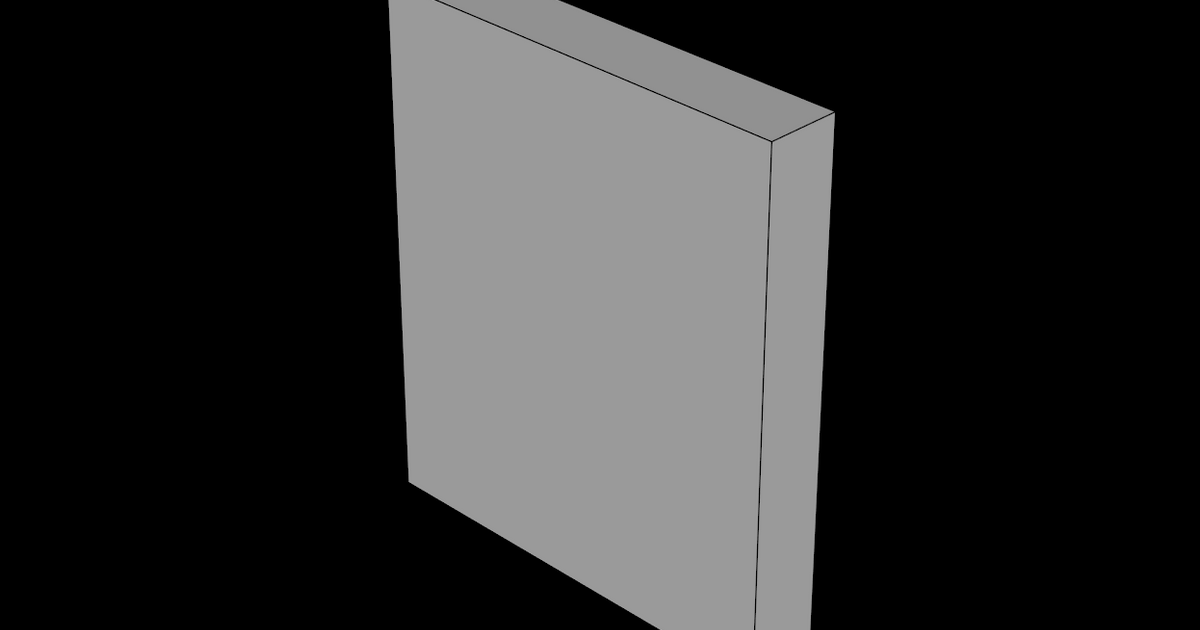 Lego Compatible (844.dat) Window 1 x 1 x 1 Classic Glass by thall72 ...