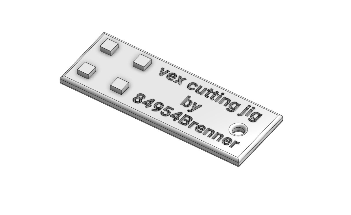 Vex robotics cutting jig by Brenner Schlipf | Download free STL model ...