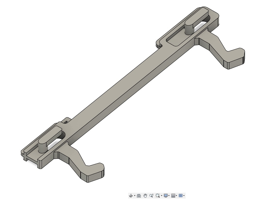 Microwave Door Latch by Papek | Download free STL model | Printables.com
