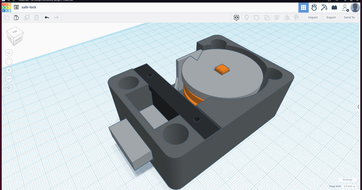 Cutaway Mechanical Safe Lock by Jérémy Reeder | Download free STL model ...