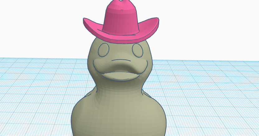 Rubber duck with cowboy hat by W prints and croc charms | Download free ...