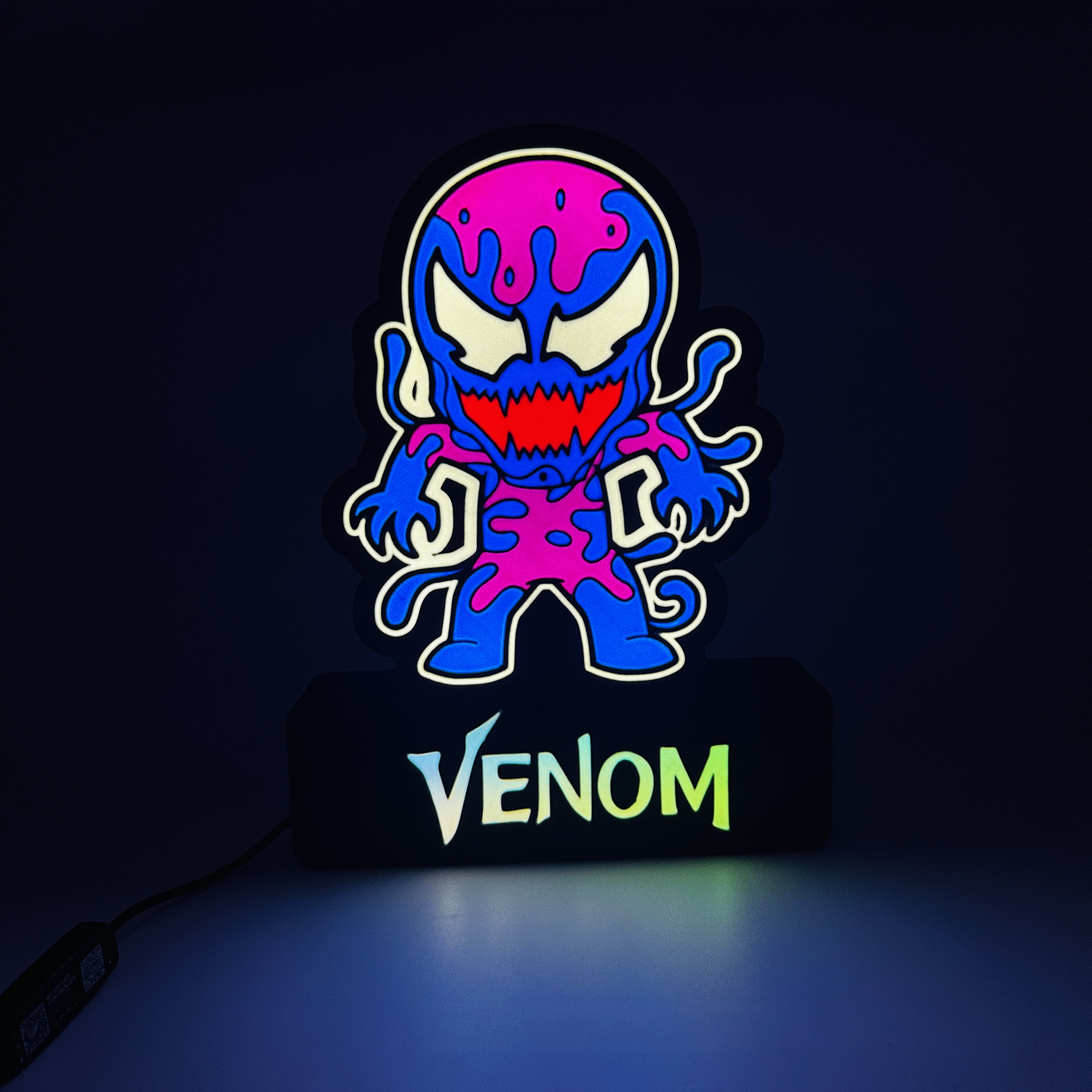 Venom Led Lamp by Smart3d By Gabriel Gomes | Download free STL model ...