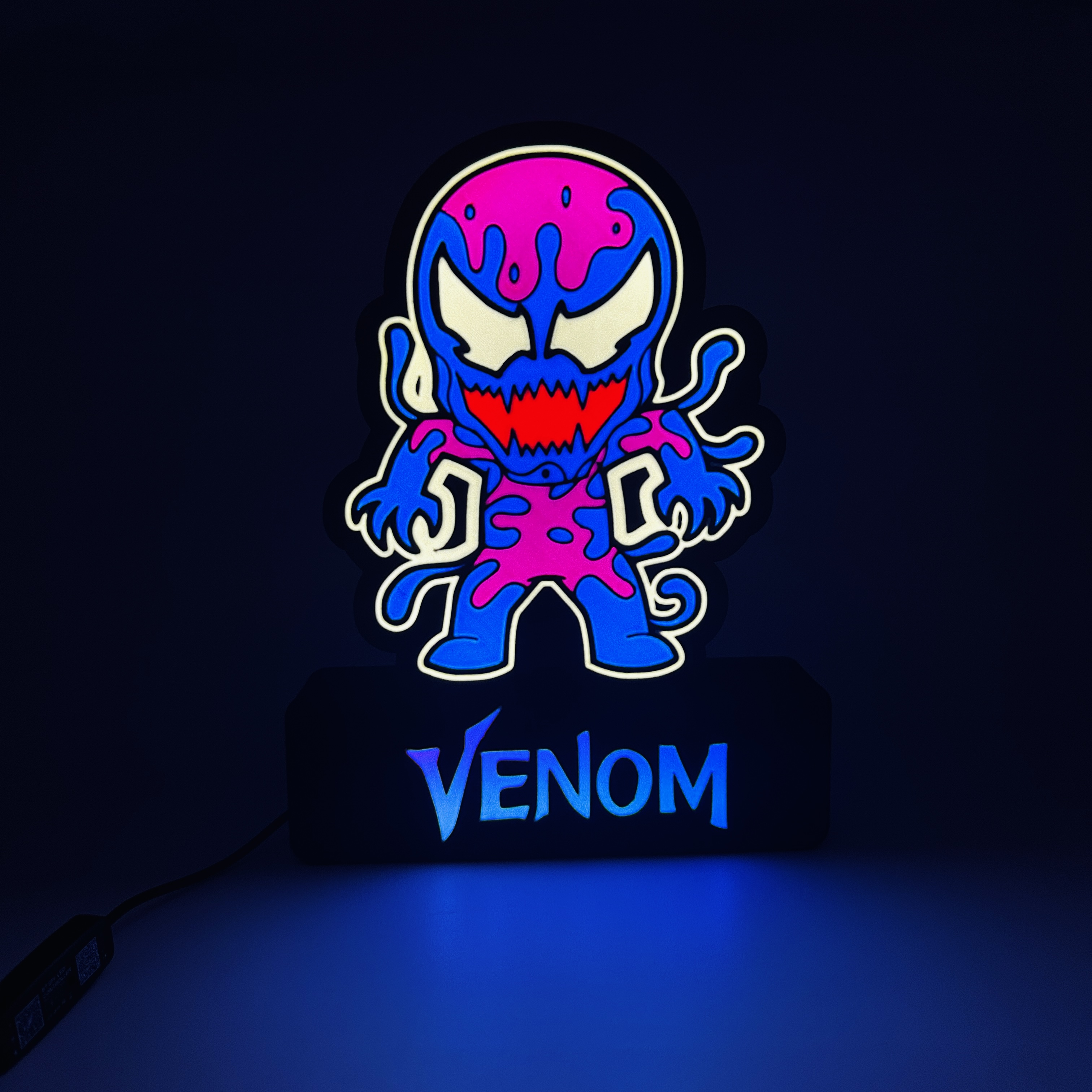 Venom Led Lamp by Smart3d By Gabriel Gomes | Download free STL model ...