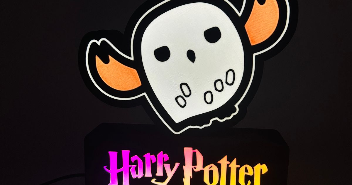 Hedwig, Harry potter led lamp by Smart3d By Gabriel Gomes | Download ...