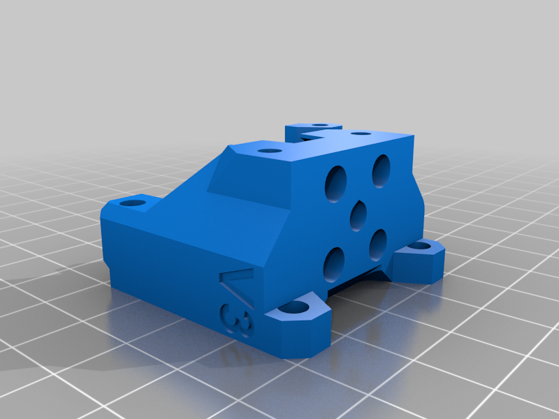 SuperLight Fast-Swap carriage (for Orbiter 1.5 extruder) by MFBS Design ...