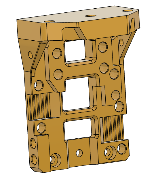 SuperLight Fast-Swap carriage (for Orbiter 2 extruder) by MFBS Design ...