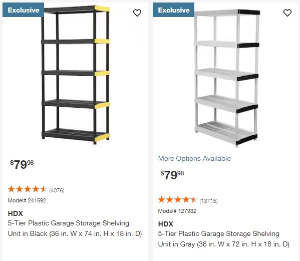 Hooks for HDX Plastic Garage Shelving by Girak | Download free STL ...