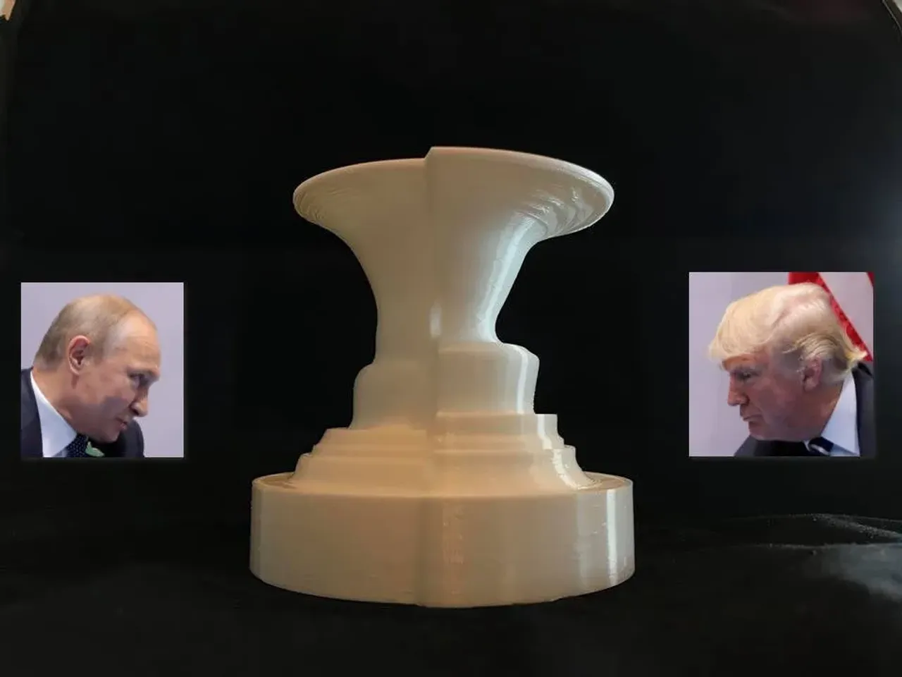 Putin and Trump illusion vase by 3DP_Park | Download free STL model ...