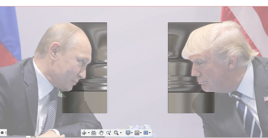 Putin and Trump illusion vase by 3DP_Park | Download free STL model ...