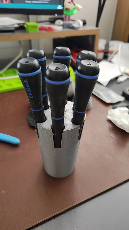 Eklind Hex Drivers holder/cup by Kutzaray | Download free STL model | Printables.com