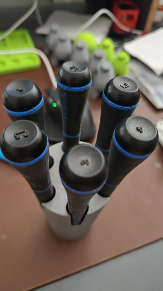 Eklind Hex Drivers holder/cup by Kutzaray | Download free STL model | Printables.com