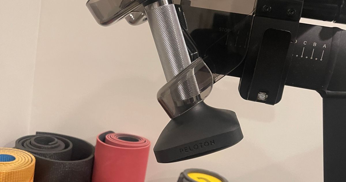 Peloton Square Dumbbell to Bike+ Adaptor by Panache_ | Download free ...