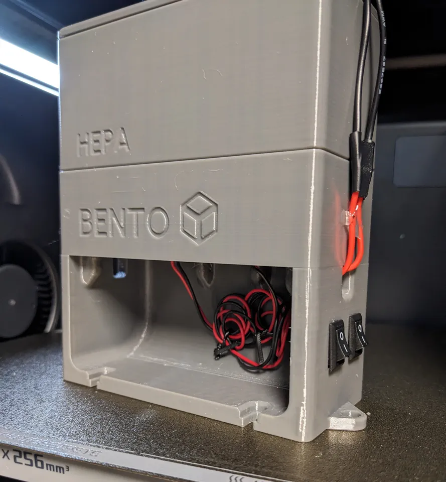 BentoBox Base with switch cutouts and wire management by Molybdenum ...