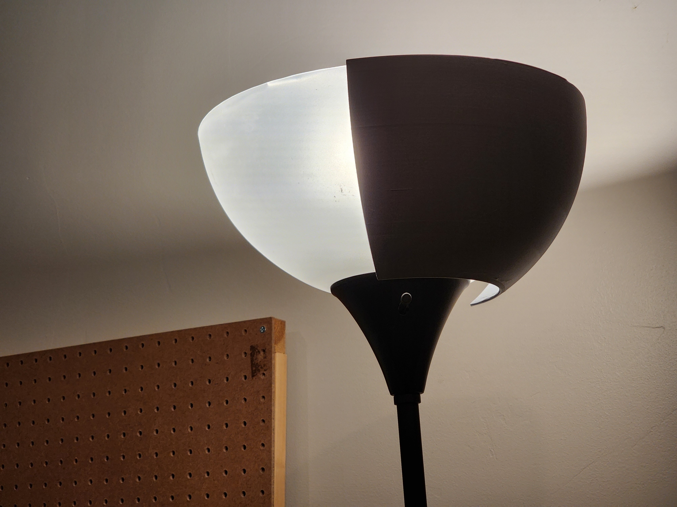 Lamp Shade Partial Light Blocker by jdireen | Download free STL model ...