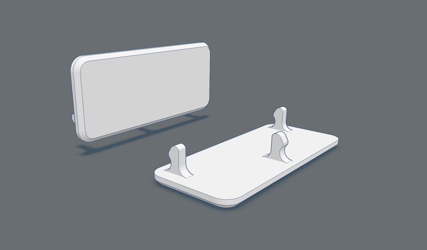 Wire Rack Label Plate by Kraelik | Download free STL model | Printables.com