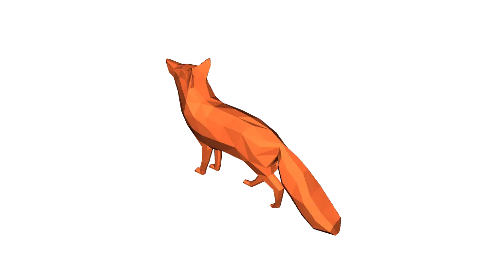 Low poly fox sculpture by Matteo Pascale | Download free STL model ...