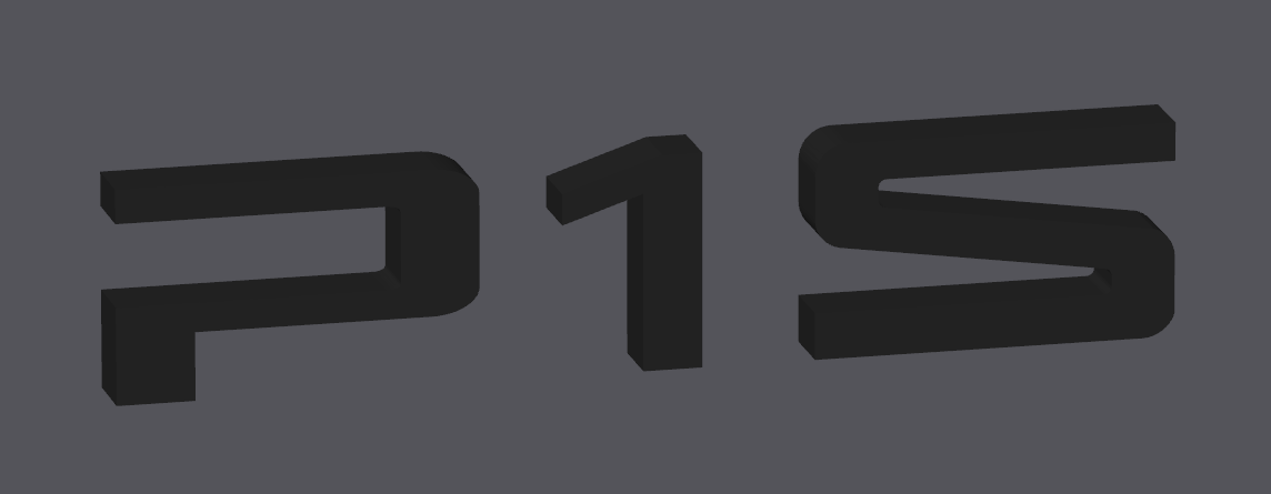 P1S Logo by Dan Ljungström | Download free STL model | Printables.com