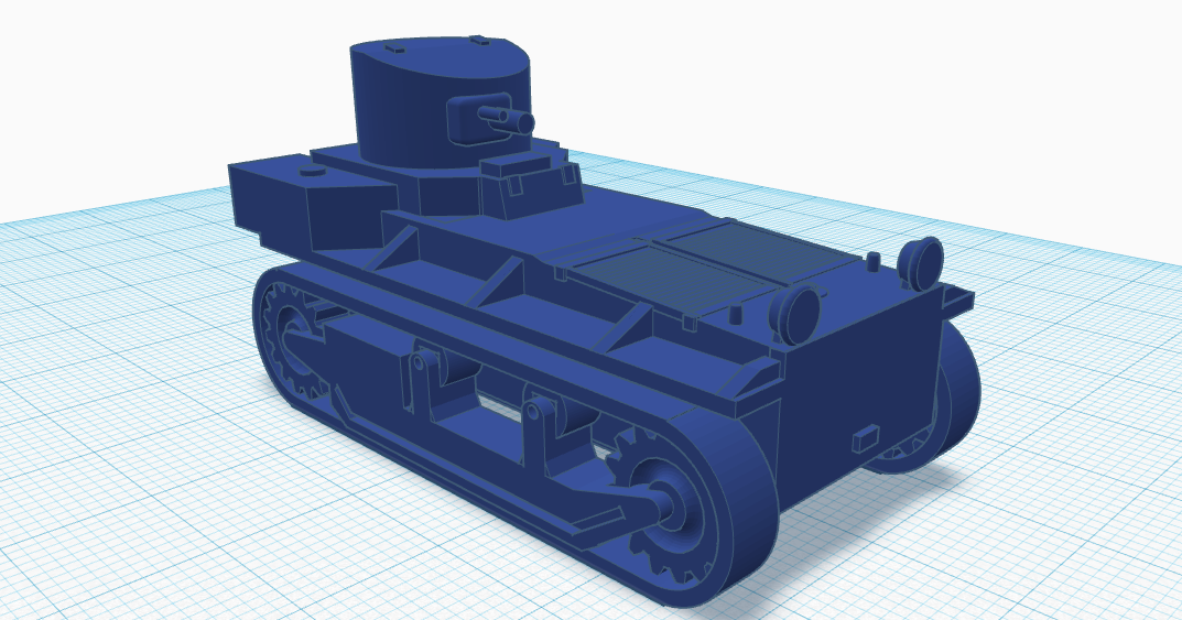T1 tank (full) by Martin Míča | Download free STL model | Printables.com