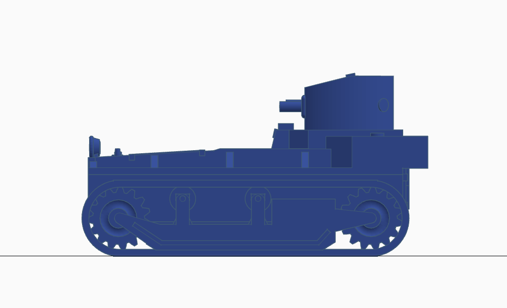 T1 tank (full) by Martin Míča | Download free STL model | Printables.com