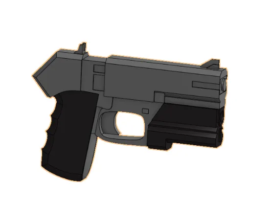 Britannian Pistol(Code Geass) by ReProps | Download free STL model ...