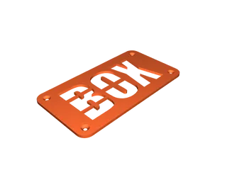 targa per box by 3Ddavi | Download free STL model | Printables.com
