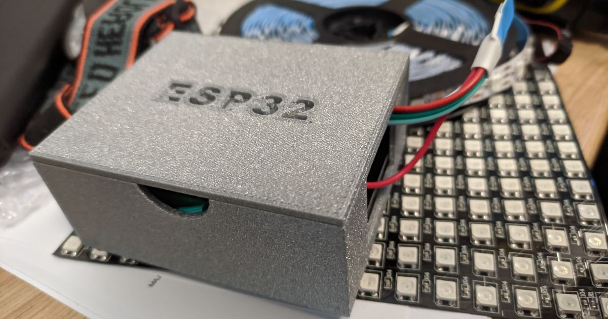 ESP32 + Terminal adapter Box by Cashandrick | Download free STL model | Printables.com
